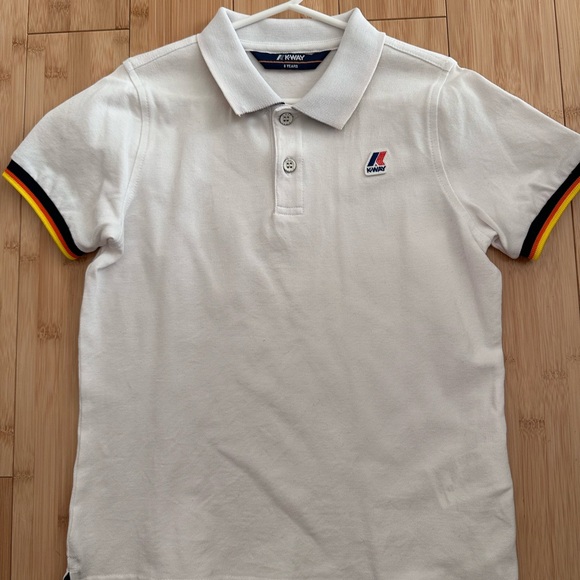 K-Way | Shirts & Tops | Kway White Short Sleeve Tee Classic Fit For ...